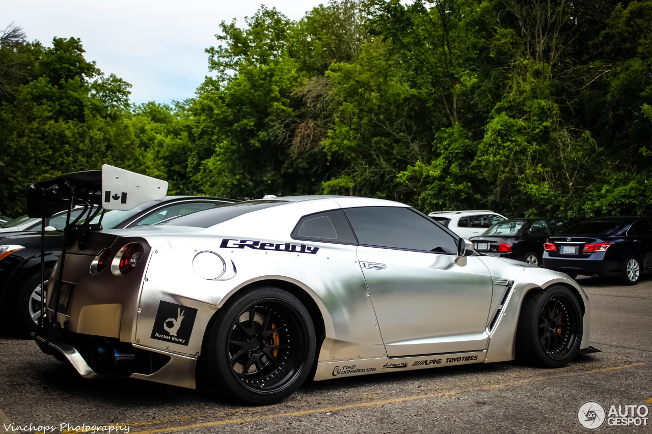 Nissan GT-R GReddy x Garrett Turbo Rocket Bunny - 28 June 2016 - Autogespot