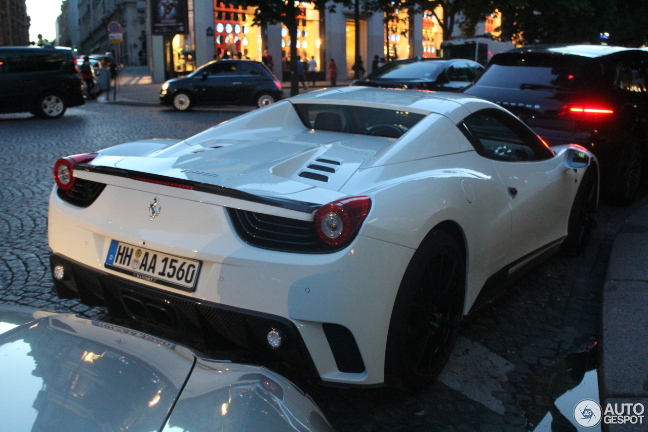 Ferrari 458 Spider Mansory Siracusa Monaco Limited Edition - 25 August ...