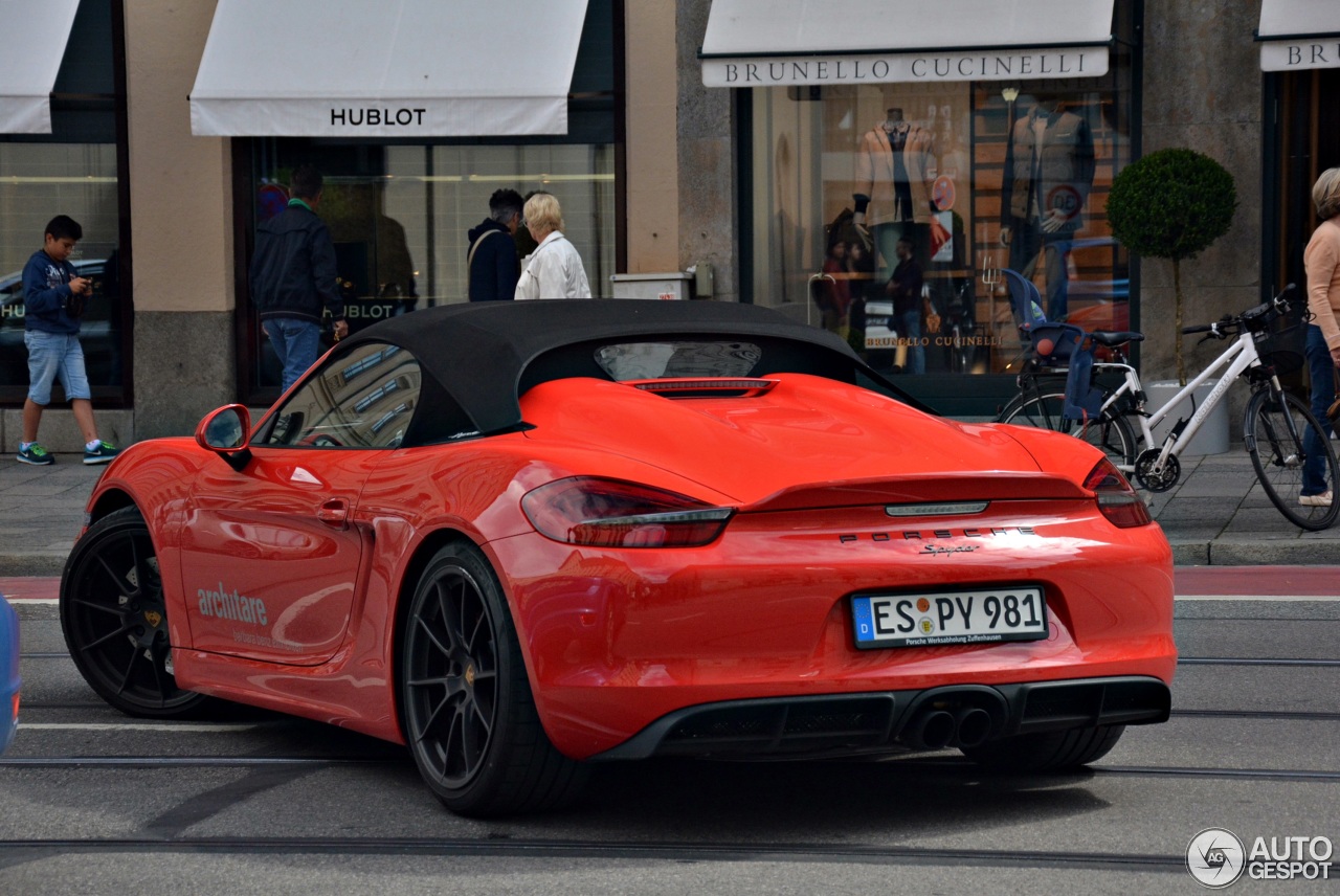 Porsche 981 Boxster Spyder - 17 November 2016 - Autogespot