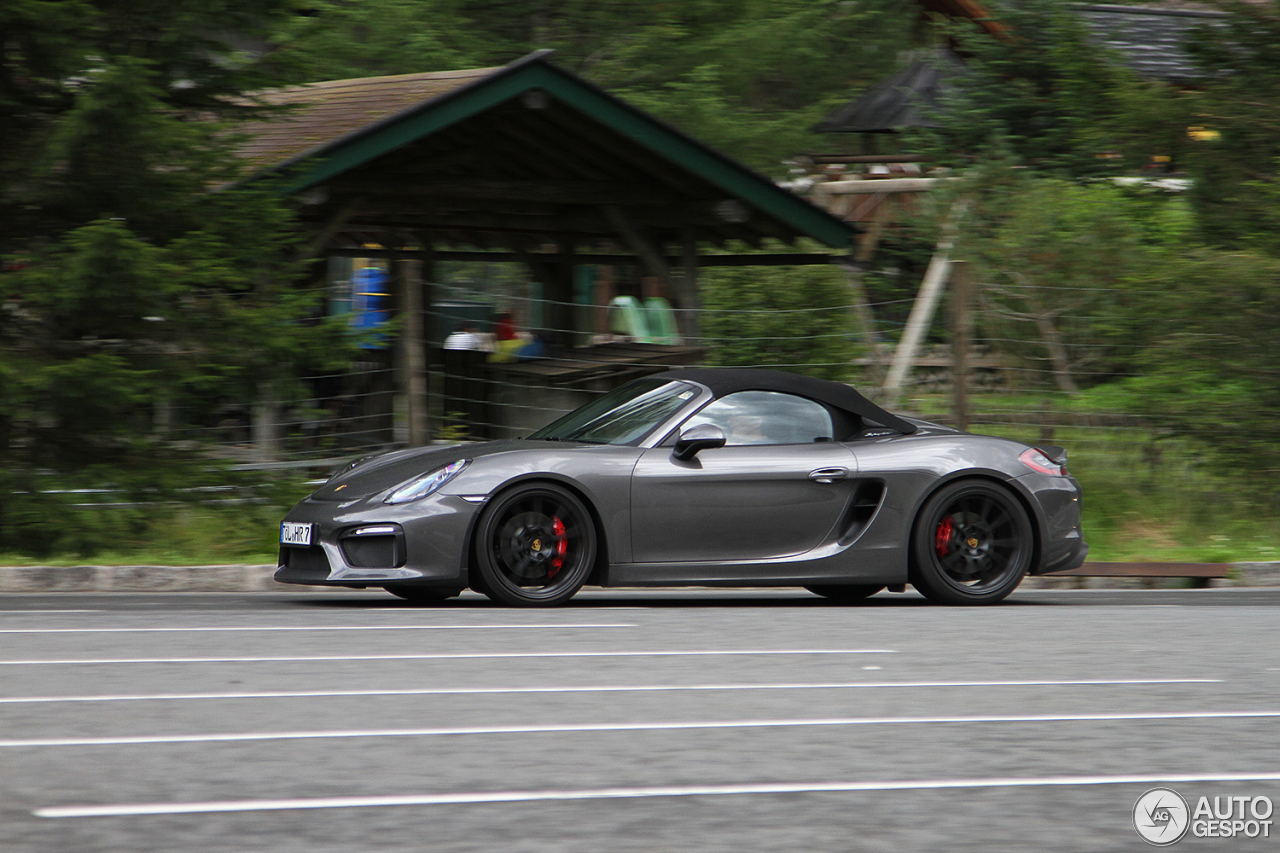 Porsche 981 Boxster Spyder - 18 November 2016 - Autogespot