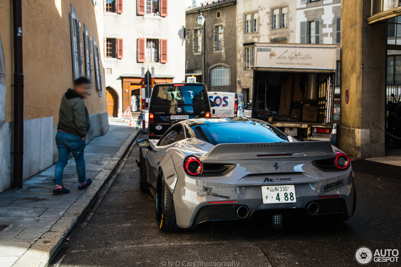 Ferrari 488 GTB Liberty Walk Widebody - 02 March 2017 - Autogespot