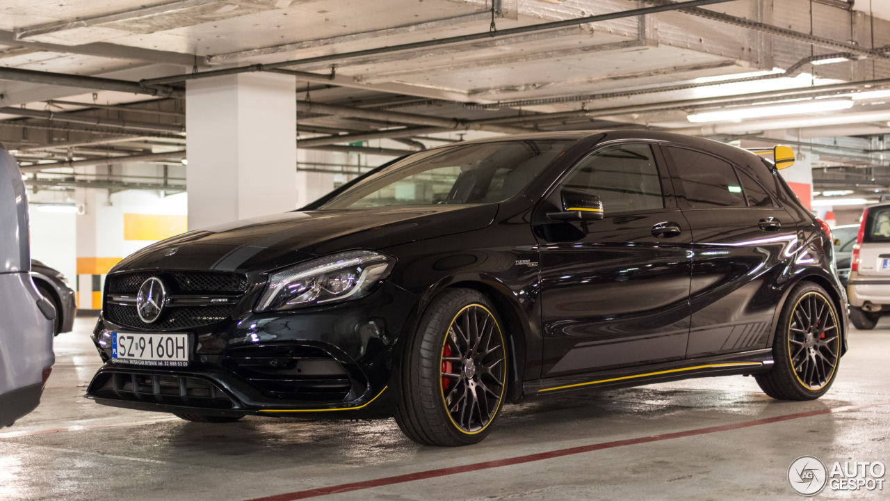 Mercedes-AMG A 45 W176 Yellow Night Edition - 17 August 2017 - Autogespot