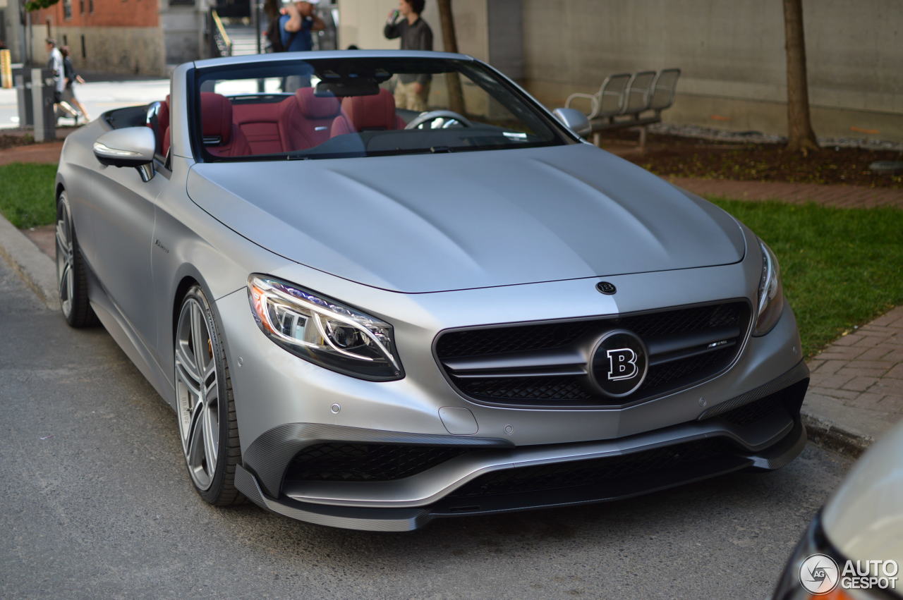 Mercedes-AMG Brabus S B63-650 Convertible A217 - 24 August 2017 ...
