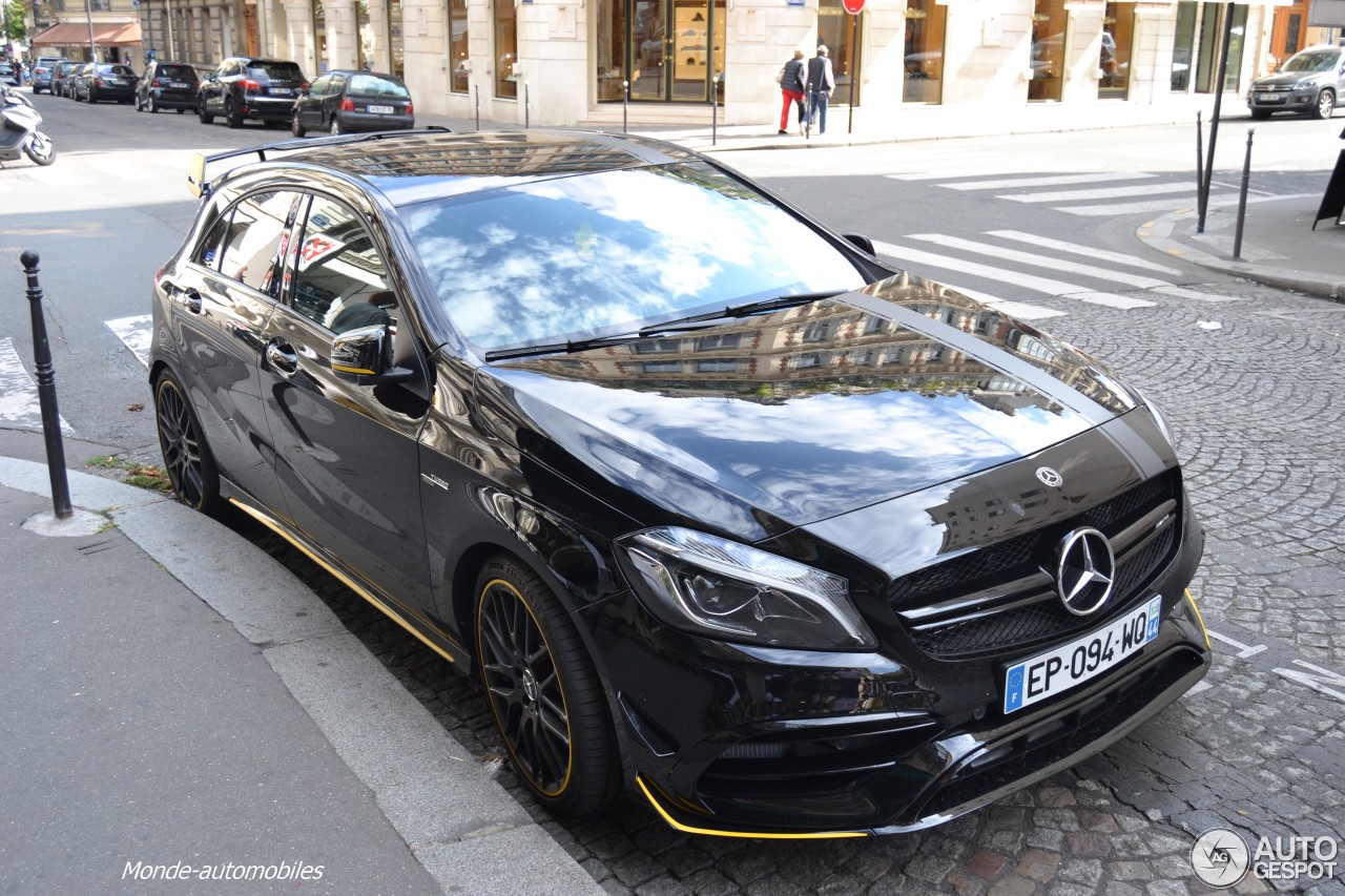 Mercedes-AMG A 45 W176 Yellow Night Edition - 09 September 2017 ...