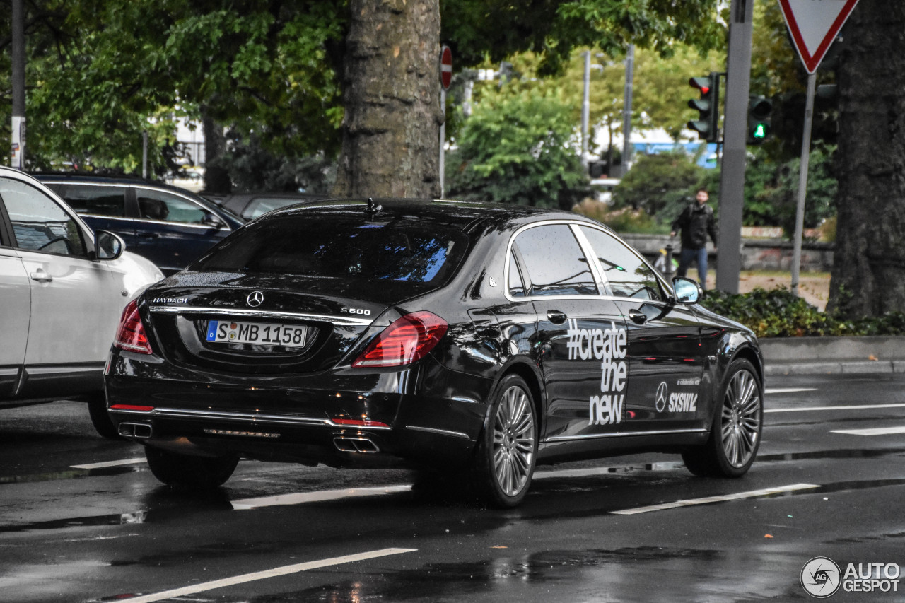 Mercedes-Maybach S 600 X222 - 22 October 2017 - Autogespot