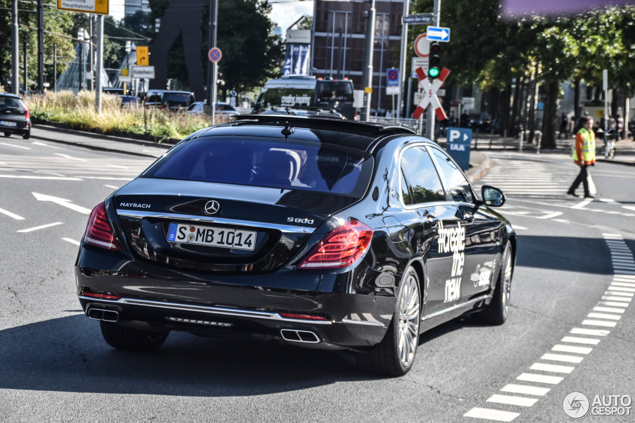 Mercedes-Maybach S 600 X222 - 22 October 2017 - Autogespot