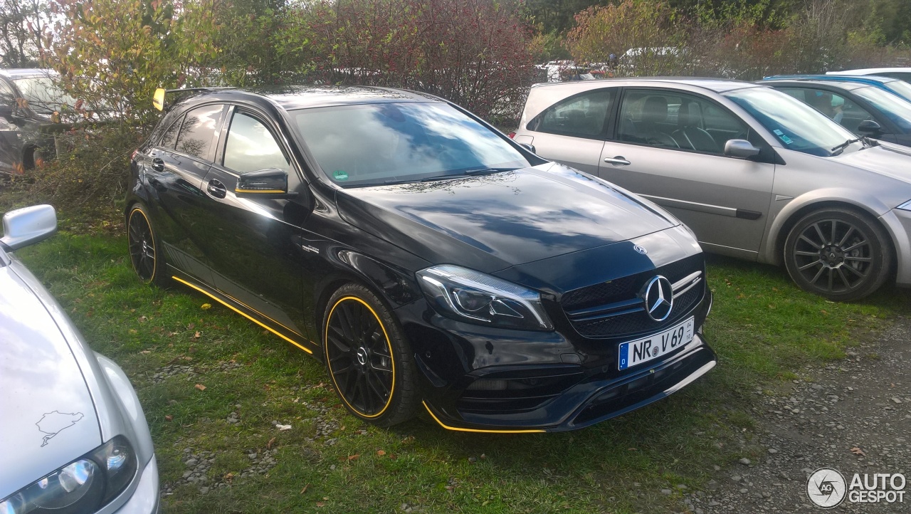 Mercedes-AMG A 45 W176 Yellow Night Edition - 29 October 2017 - Autogespot