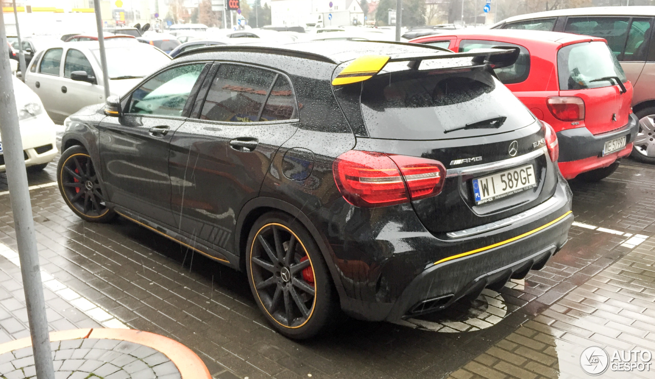 Mercedes-AMG GLA 45 X156 Yellow Night Edition - 26 November 2017 ...