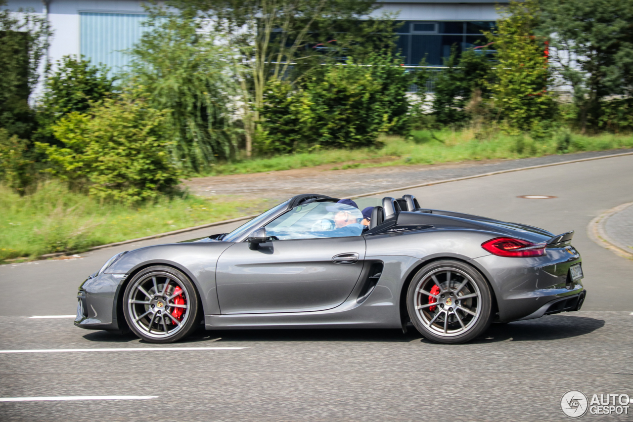 Porsche 981 Boxster Spyder - 10 January 2018 - Autogespot