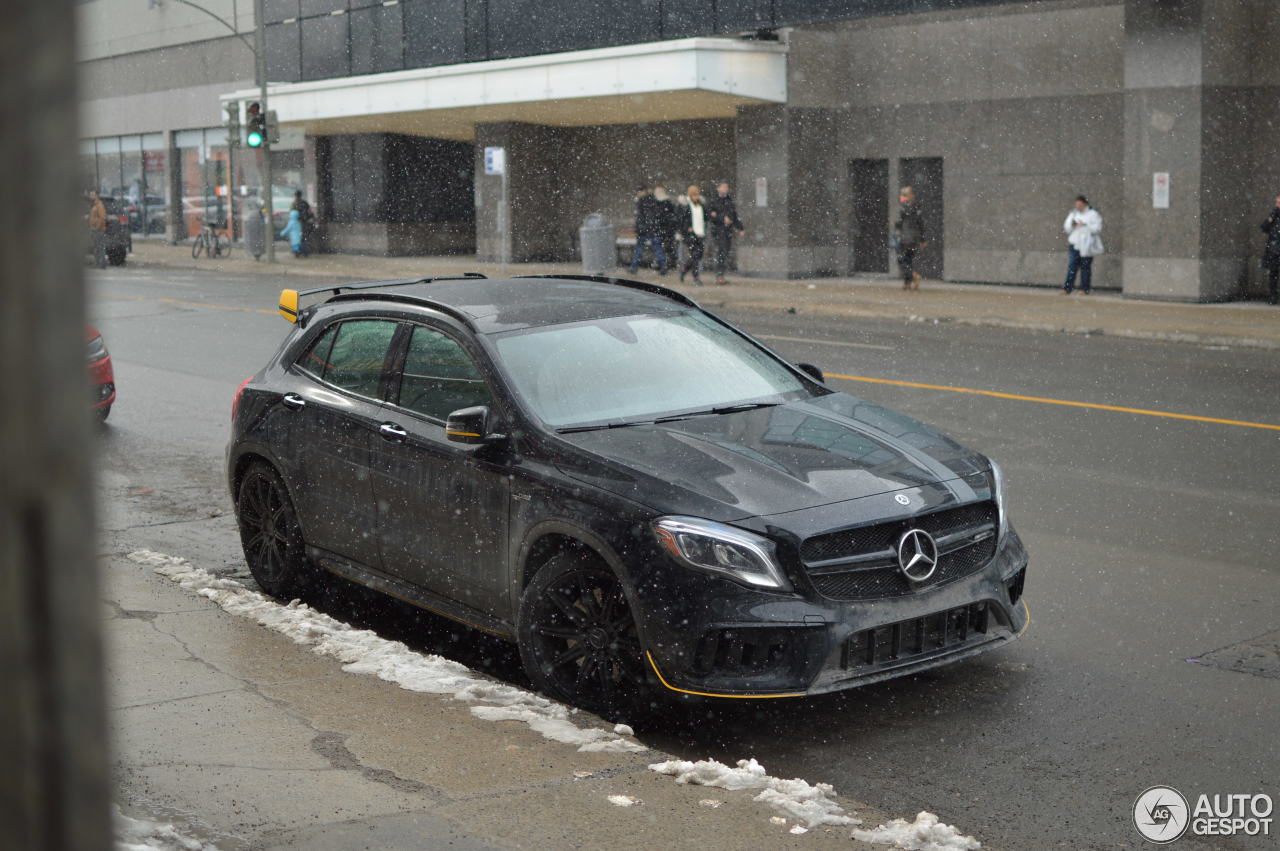 Mercedes-AMG GLA 45 X156 Yellow Night Edition - 11 March 2018 - Autogespot