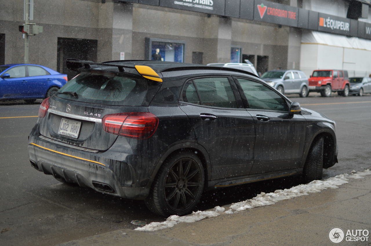 Mercedes-AMG GLA 45 X156 Yellow Night Edition - 11 March 2018 - Autogespot