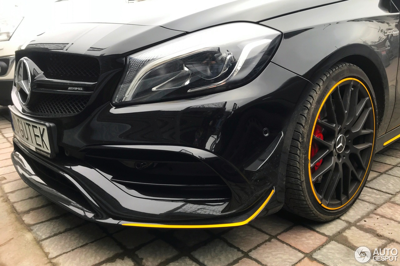 Mercedes-AMG A 45 W176 Yellow Night Edition - 15 March 2018 - Autogespot