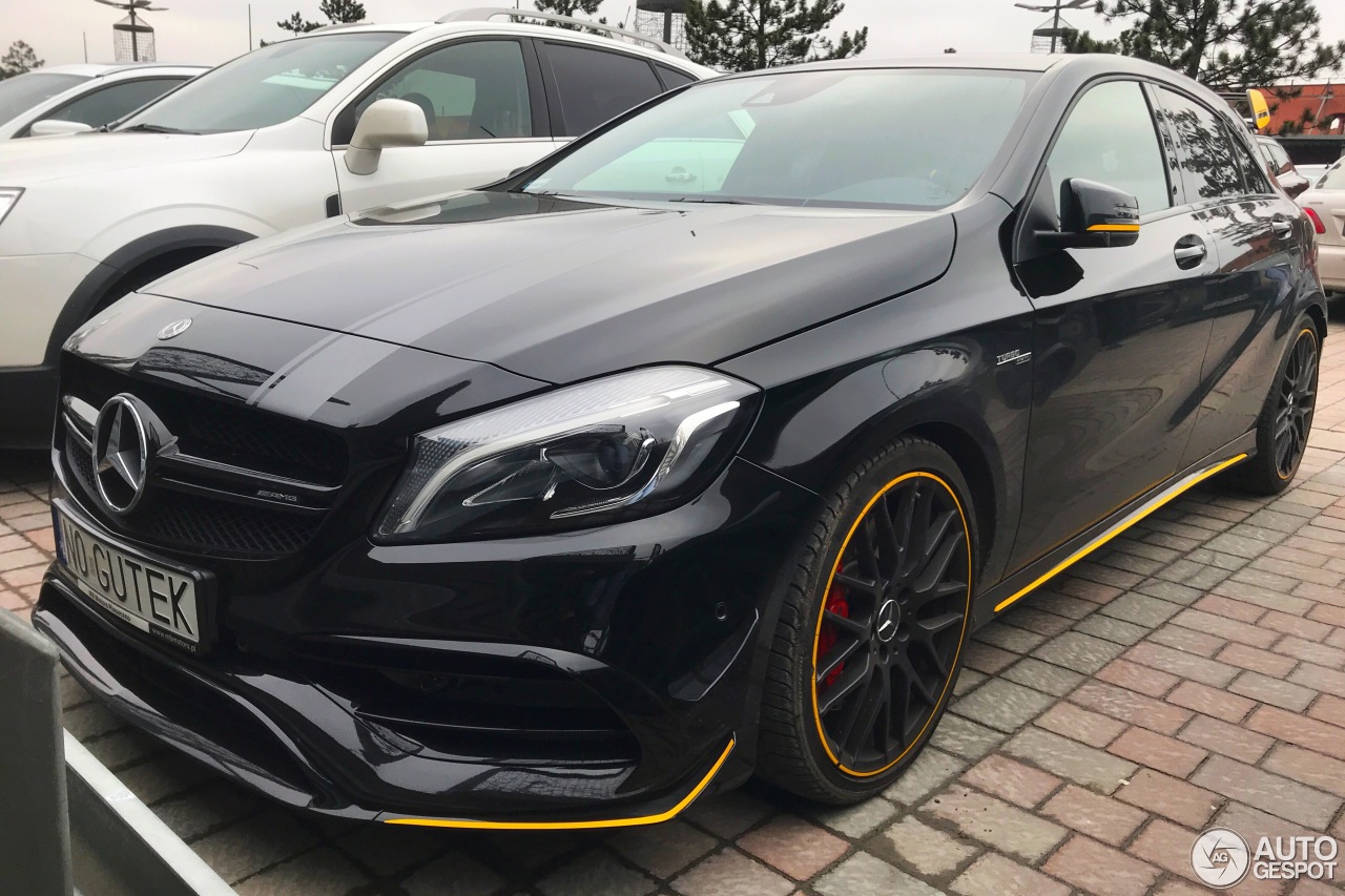 Mercedes-AMG A 45 W176 Yellow Night Edition - 15 March 2018 - Autogespot