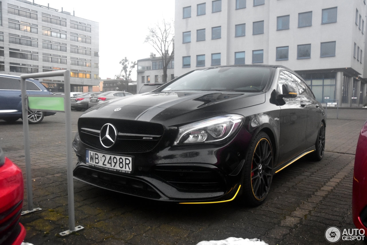 Mercedes-AMG CLA 45 Shooting Brake X117 Yellow Night Edition - 30 March ...