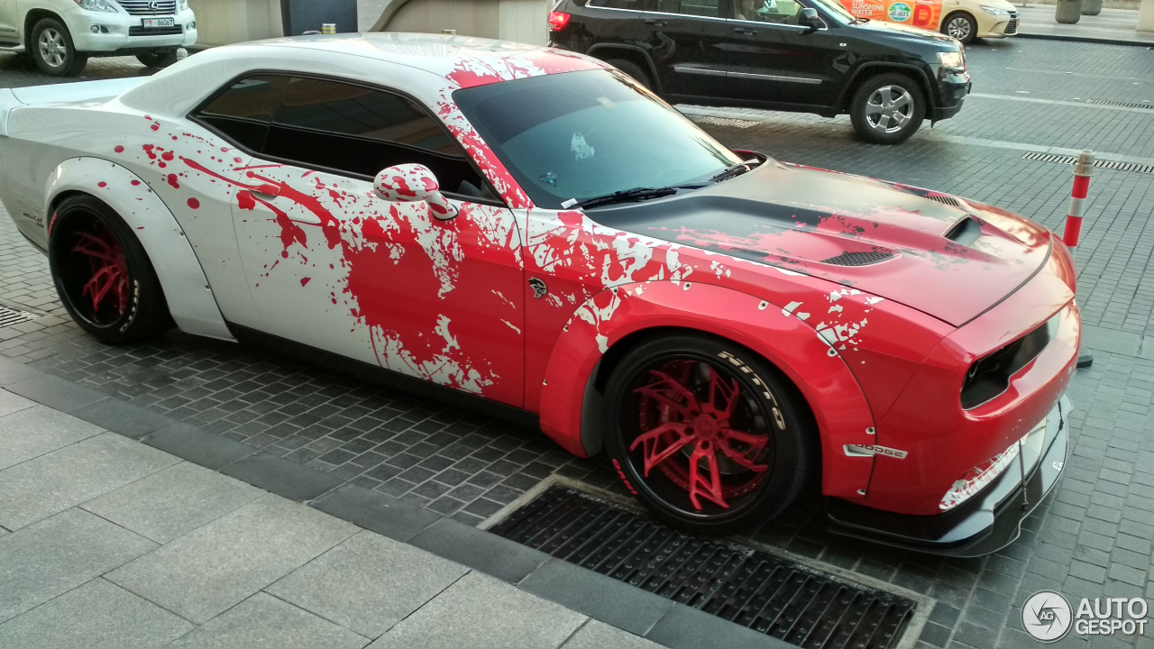 Dodge Challenger SRT Hellcat Liberty Walk Widebody - 31 March 2018 ...