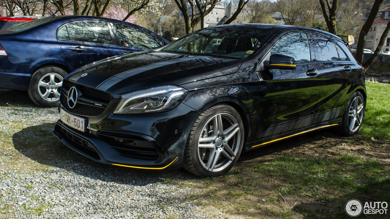 Mercedes-AMG A 45 W176 Yellow Night Edition - 08 April 2018 - Autogespot