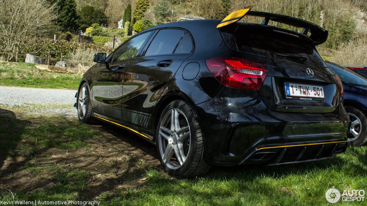 Mercedes-AMG A 45 W176 Yellow Night Edition - 08 April 2018 - Autogespot