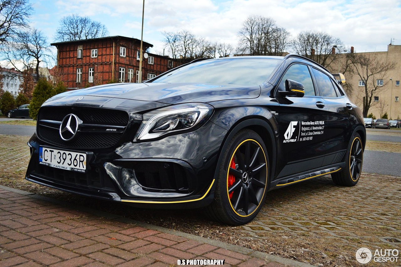 Mercedes-AMG GLA 45 X156 Yellow Night Edition - 18 April 2018 - Autogespot