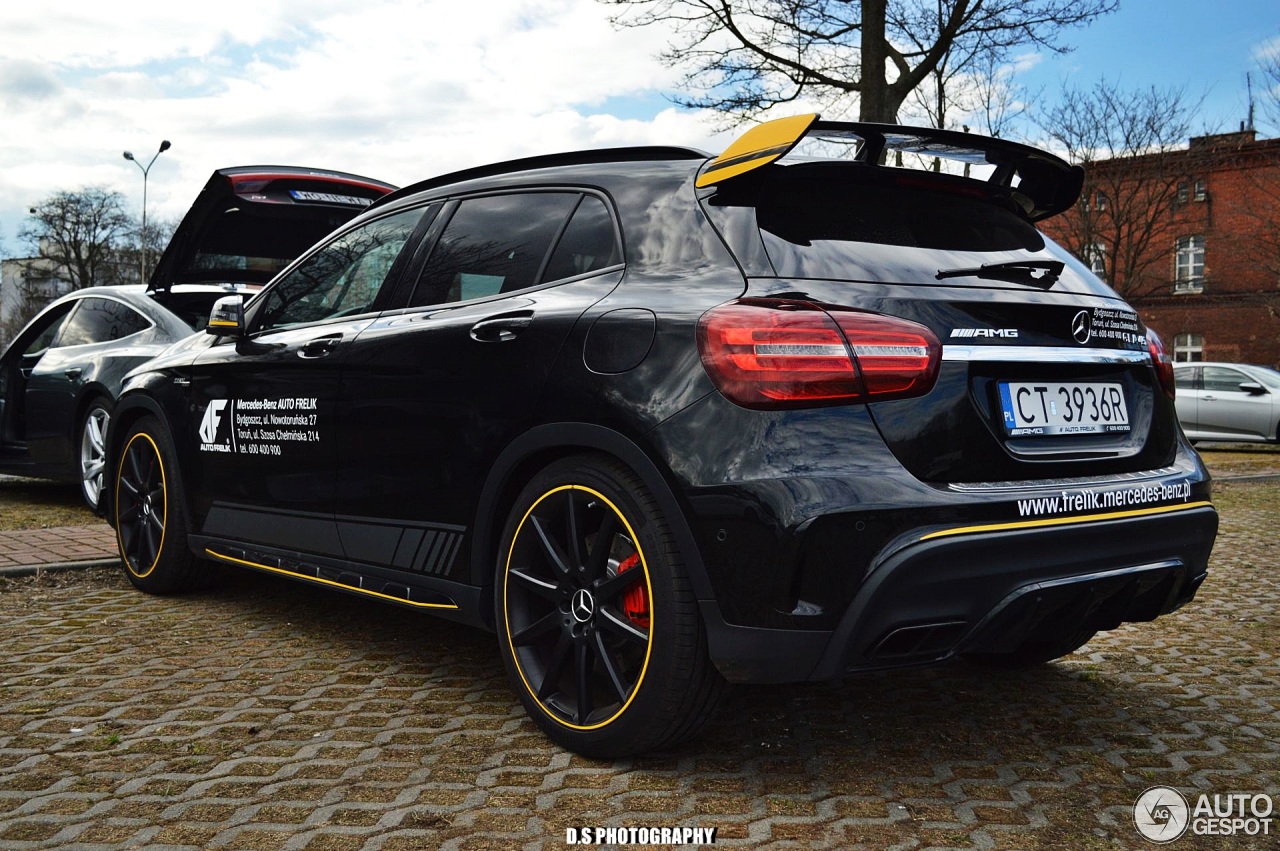 Mercedes-AMG GLA 45 X156 Yellow Night Edition - 18 April 2018 - Autogespot