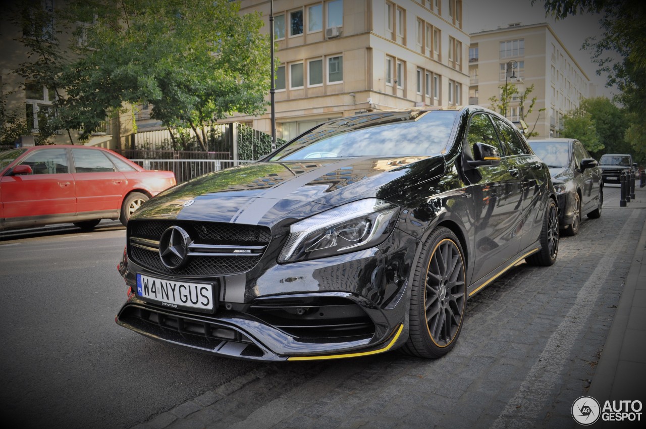 Mercedes-AMG A 45 W176 Yellow Night Edition - 11 July 2018 - Autogespot