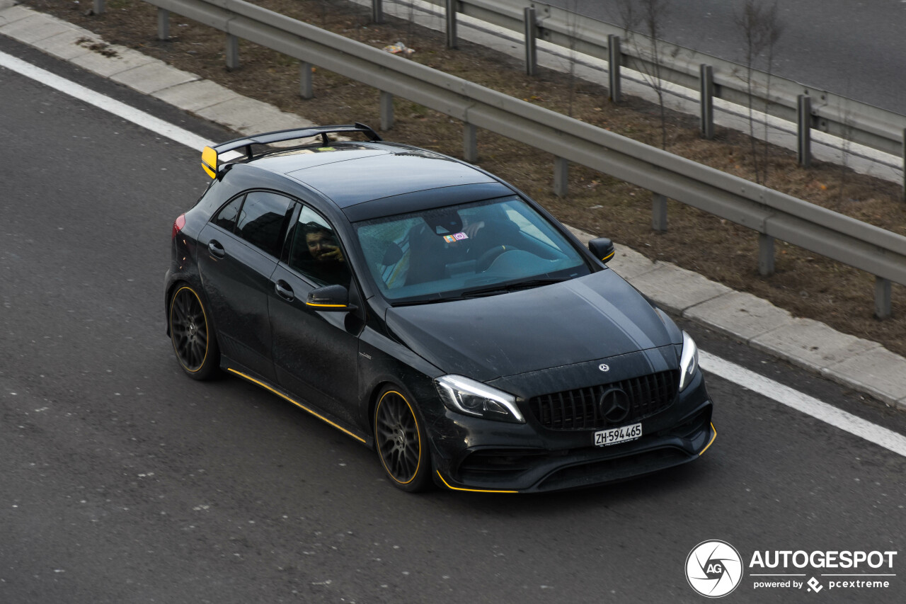 Mercedes-AMG A 45 W176 Yellow Night Edition - 24 December 2018 - Autogespot