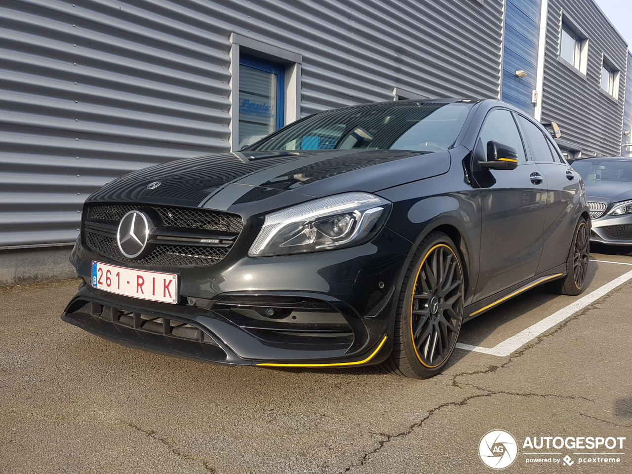 Mercedes-AMG A 45 W176 Yellow Night Edition - 04 March 2019 - Autogespot
