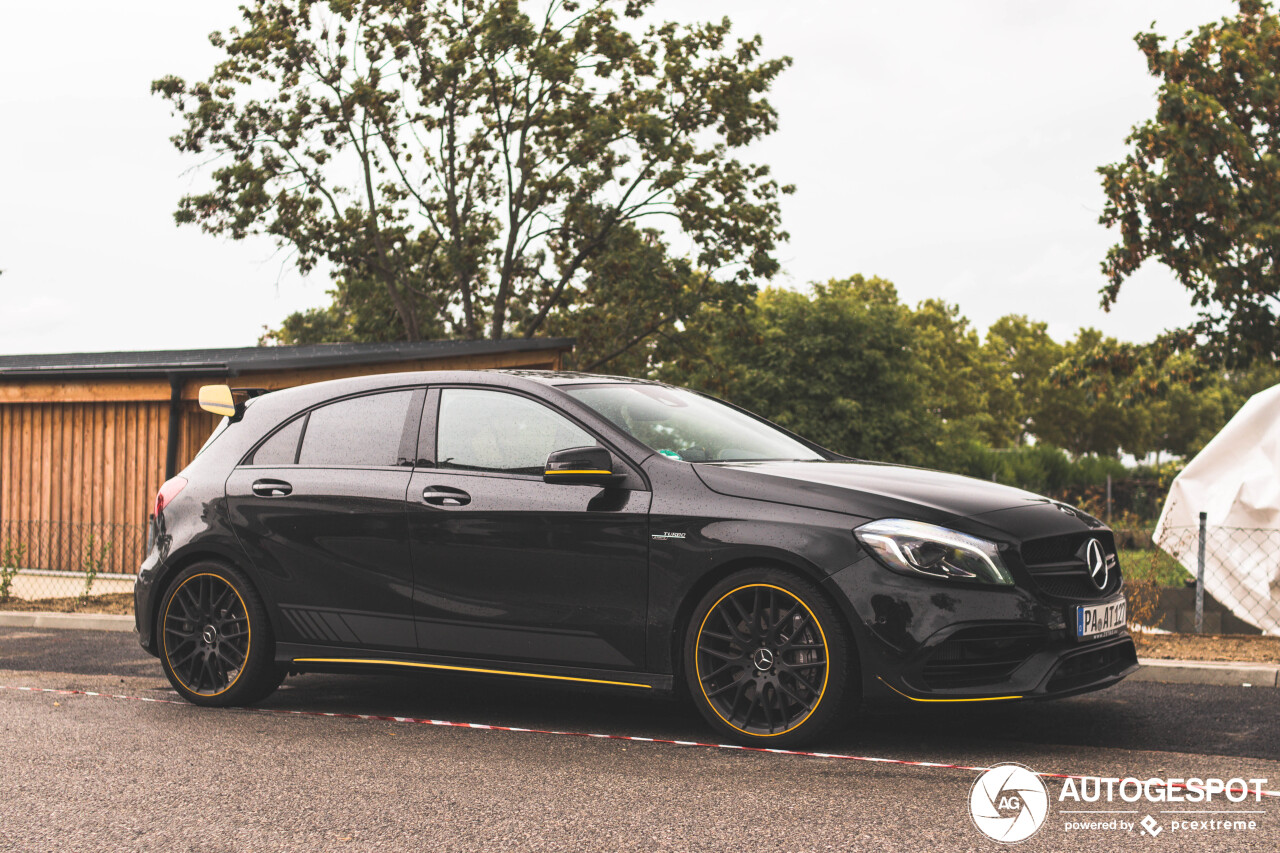 Mercedes-AMG A 45 W176 Yellow Night Edition - 13 March 2019 - Autogespot