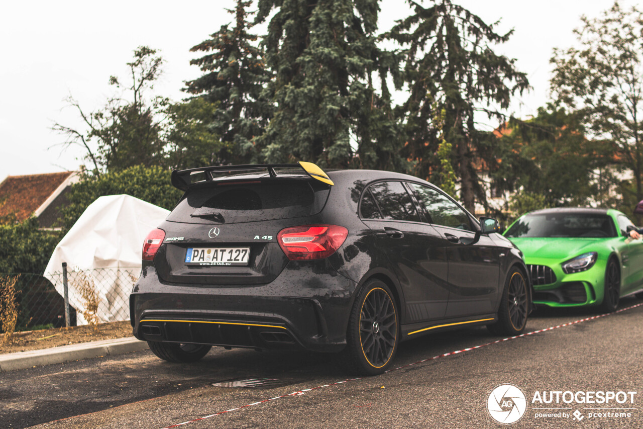 Mercedes-AMG A 45 W176 Yellow Night Edition - 13 March 2019 - Autogespot