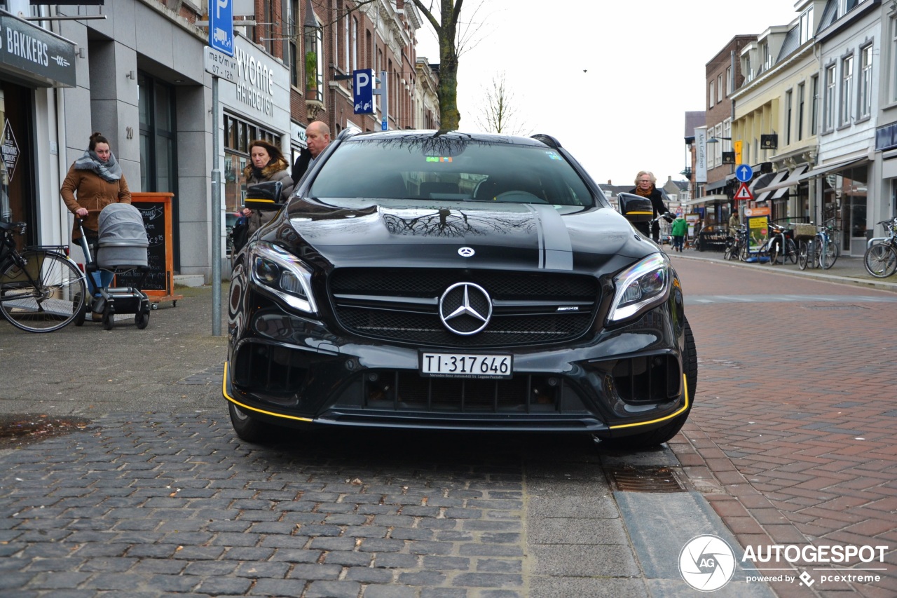Mercedes-AMG GLA 45 X156 Yellow Night Edition - 19 March 2019 - Autogespot