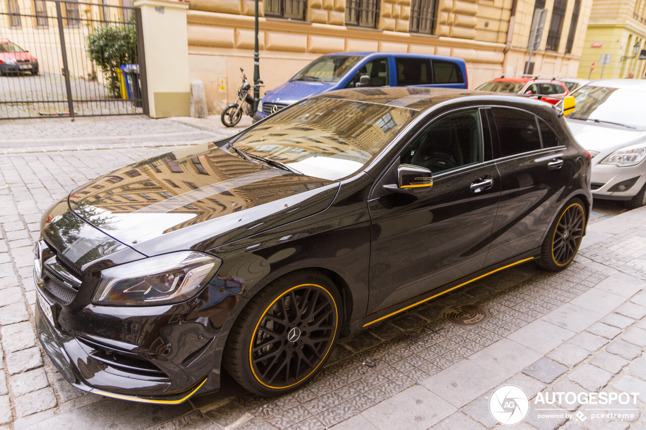 Mercedes-AMG A 45 W176 Yellow Night Edition - 19 June 2019 - Autogespot