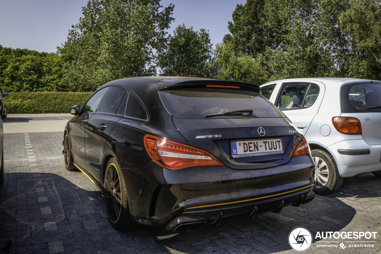 Mercedes-AMG CLA 45 Shooting Brake X117 Yellow Night Edition - 14 July ...