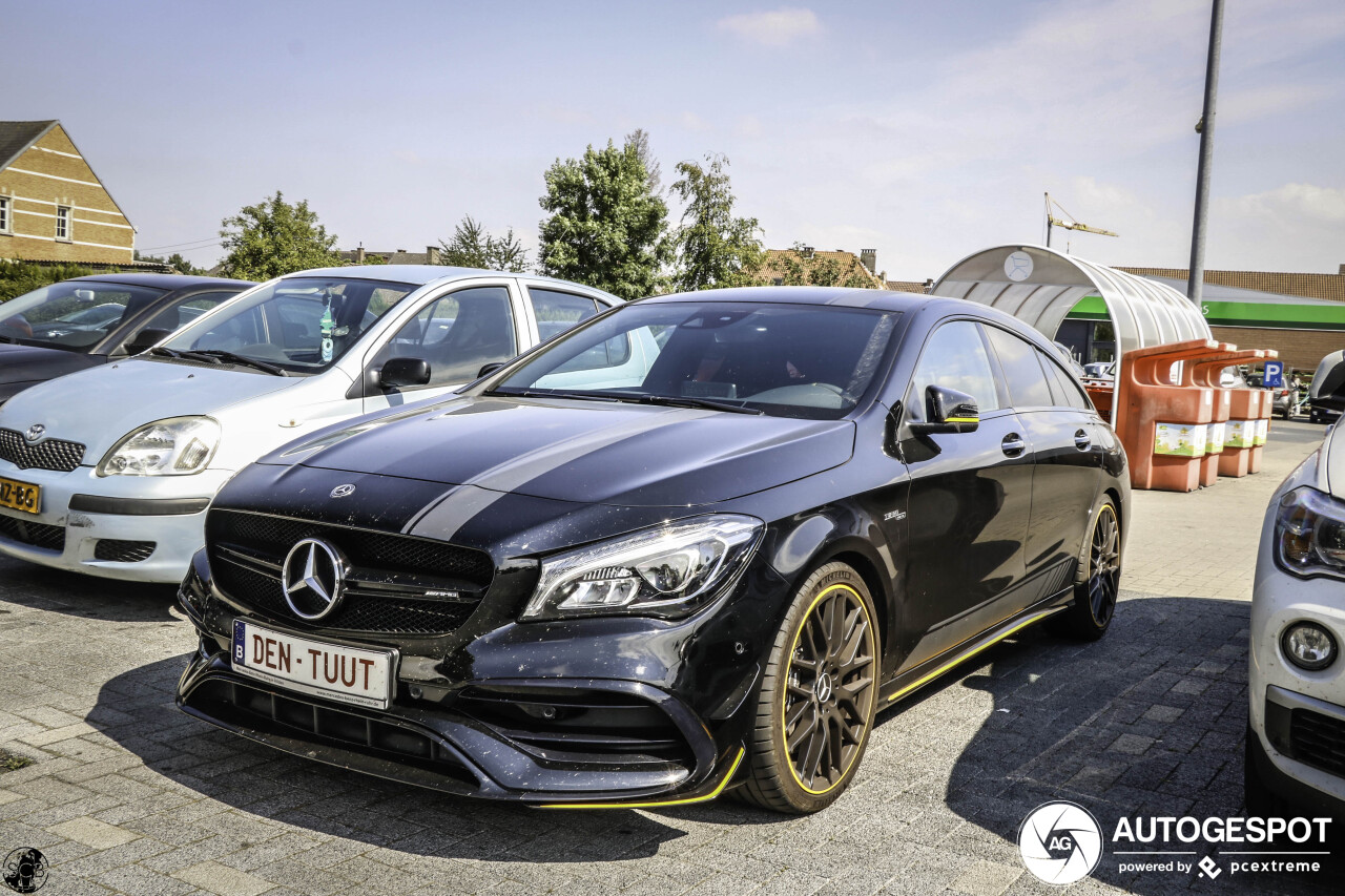 Mercedes-AMG CLA 45 Shooting Brake X117 Yellow Night Edition - 14 July ...