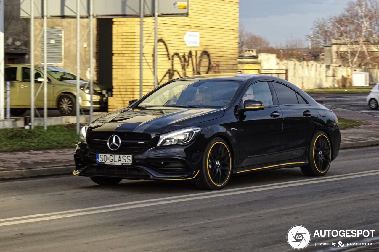 Mercedes-AMG CLA 45 C117 Yellow Night Edition - 15 July 2019 - Autogespot