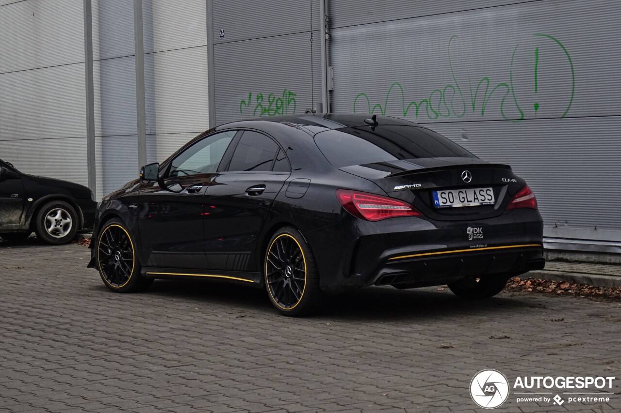 Mercedes-AMG CLA 45 C117 Yellow Night Edition - 15 July 2019 - Autogespot