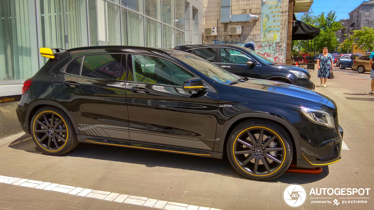 Mercedes-AMG GLA 45 X156 Yellow Night Edition - 19 July 2019 - Autogespot