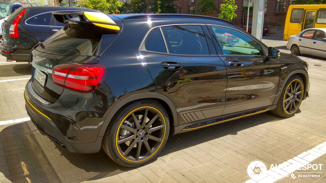 Mercedes-AMG GLA 45 X156 Yellow Night Edition - 19 July 2019 - Autogespot