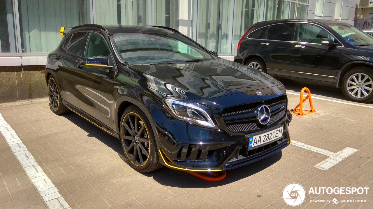 Mercedes-AMG GLA 45 X156 Yellow Night Edition - 19 July 2019 - Autogespot