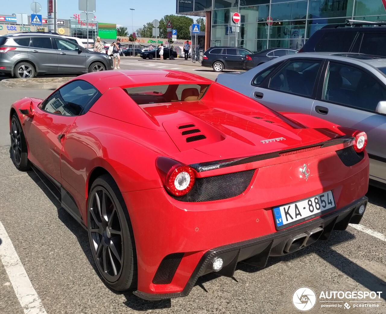 Ferrari 458 Spider Mansory Siracusa - 21 July 2019 - Autogespot