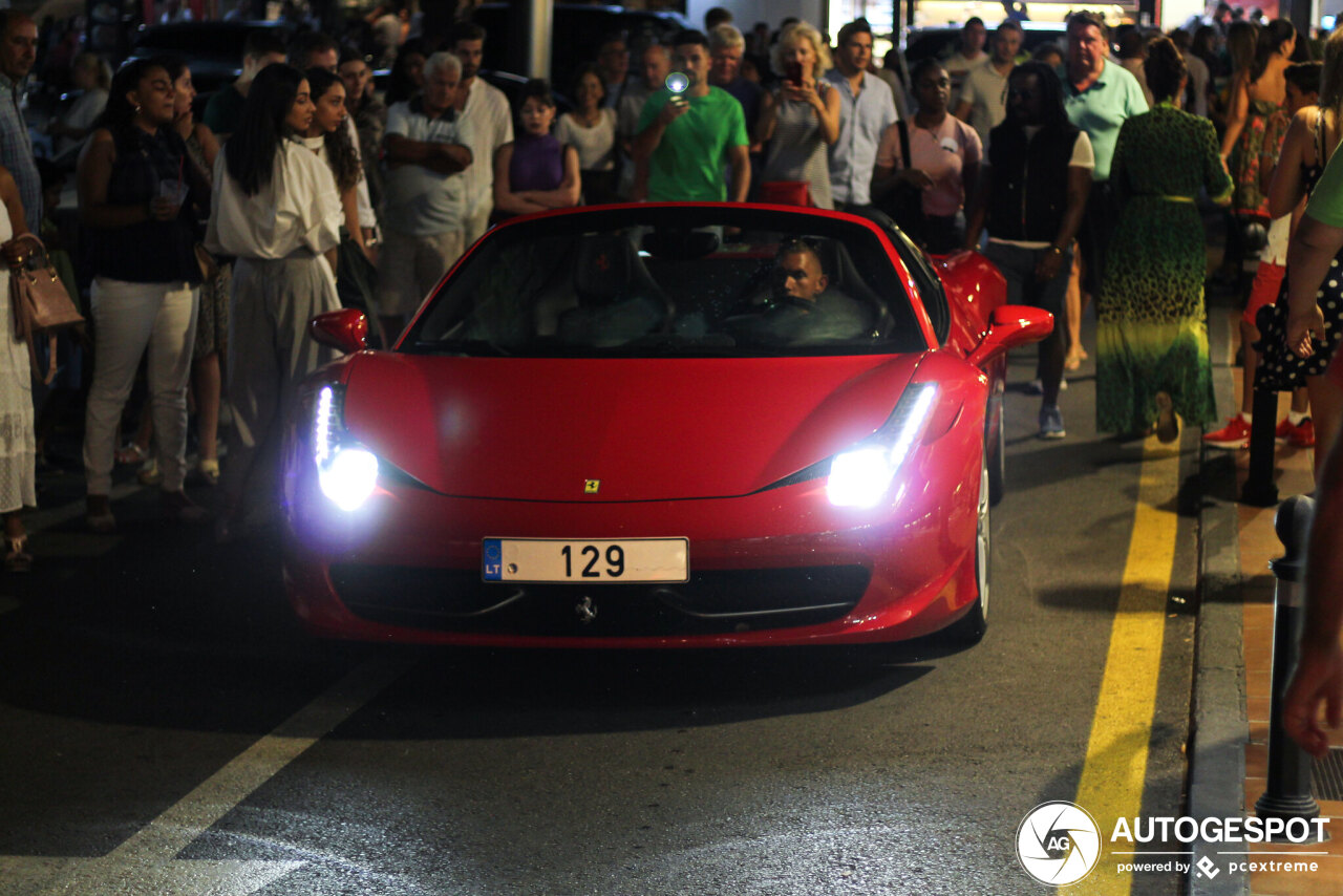 Ferrari 458 Spider - 10 August 2019 - Autogespot