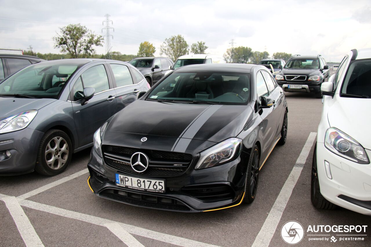 Mercedes-AMG A 45 W176 Yellow Night Edition - 04 October 2019 - Autogespot