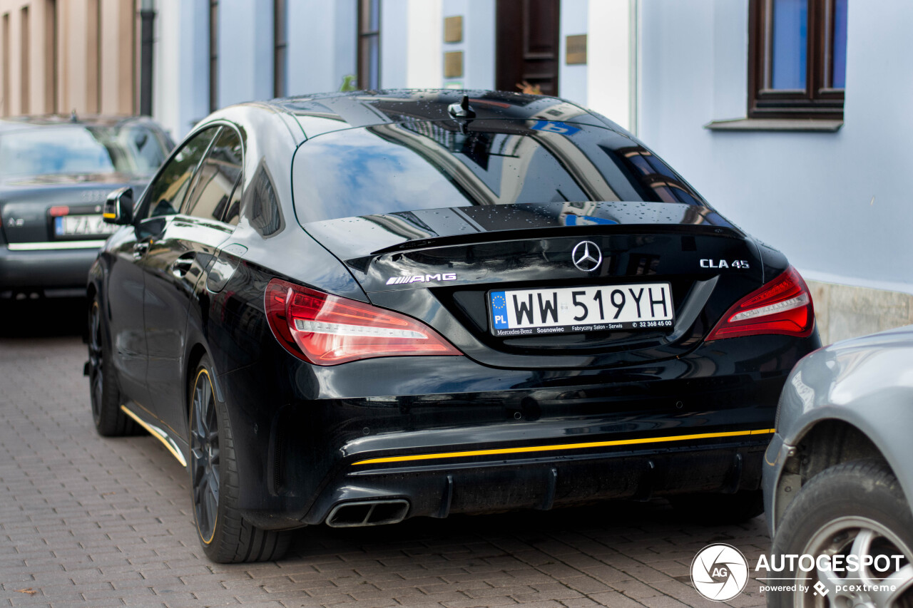 Mercedes-AMG CLA 45 C117 Yellow Night Edition - 11 October 2019 - Autogespot