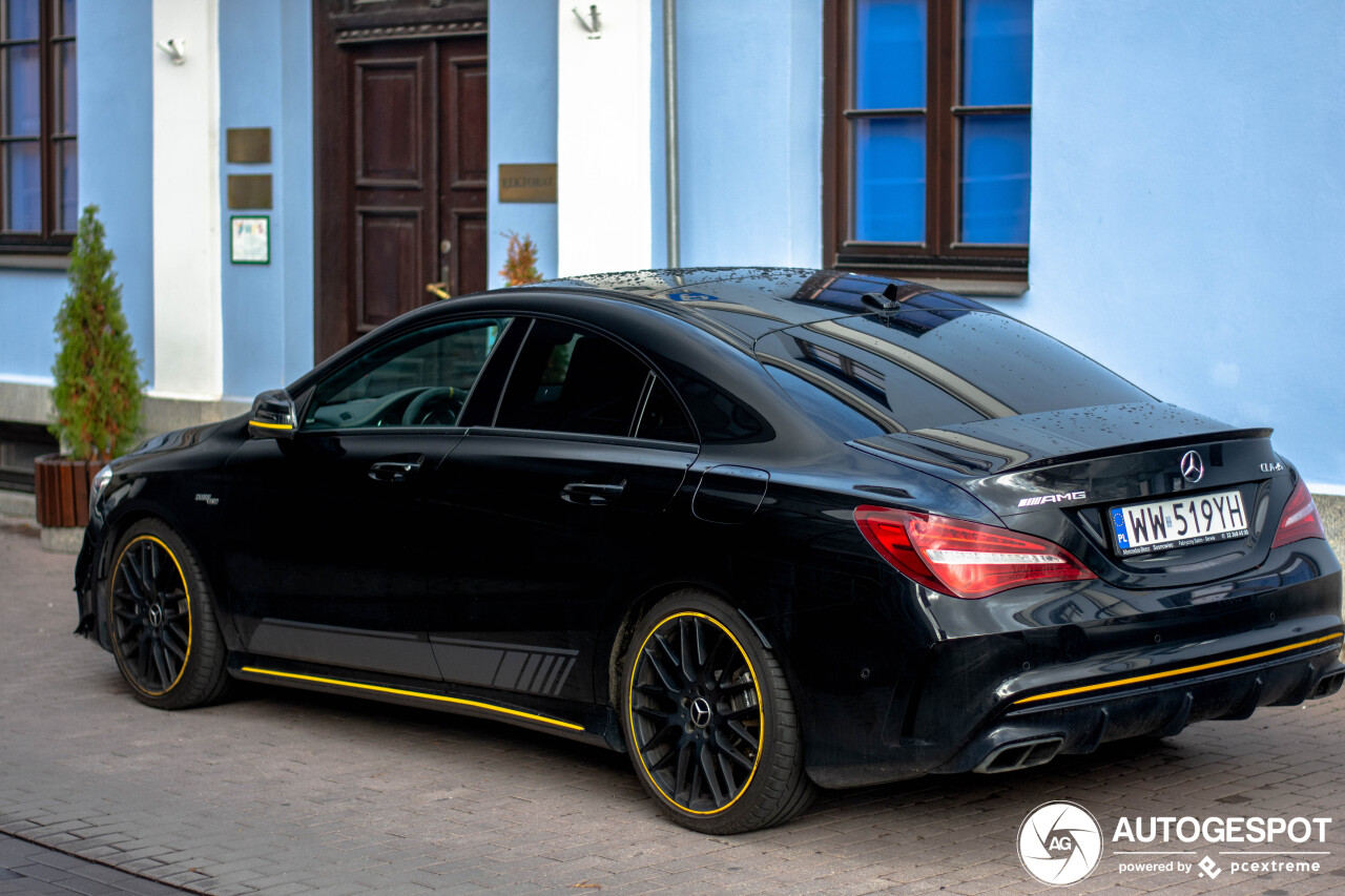 Mercedes-AMG CLA 45 C117 Yellow Night Edition - 11 October 2019 - Autogespot