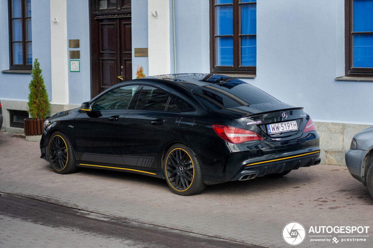 Mercedes-AMG CLA 45 C117 Yellow Night Edition - 11 October 2019 - Autogespot