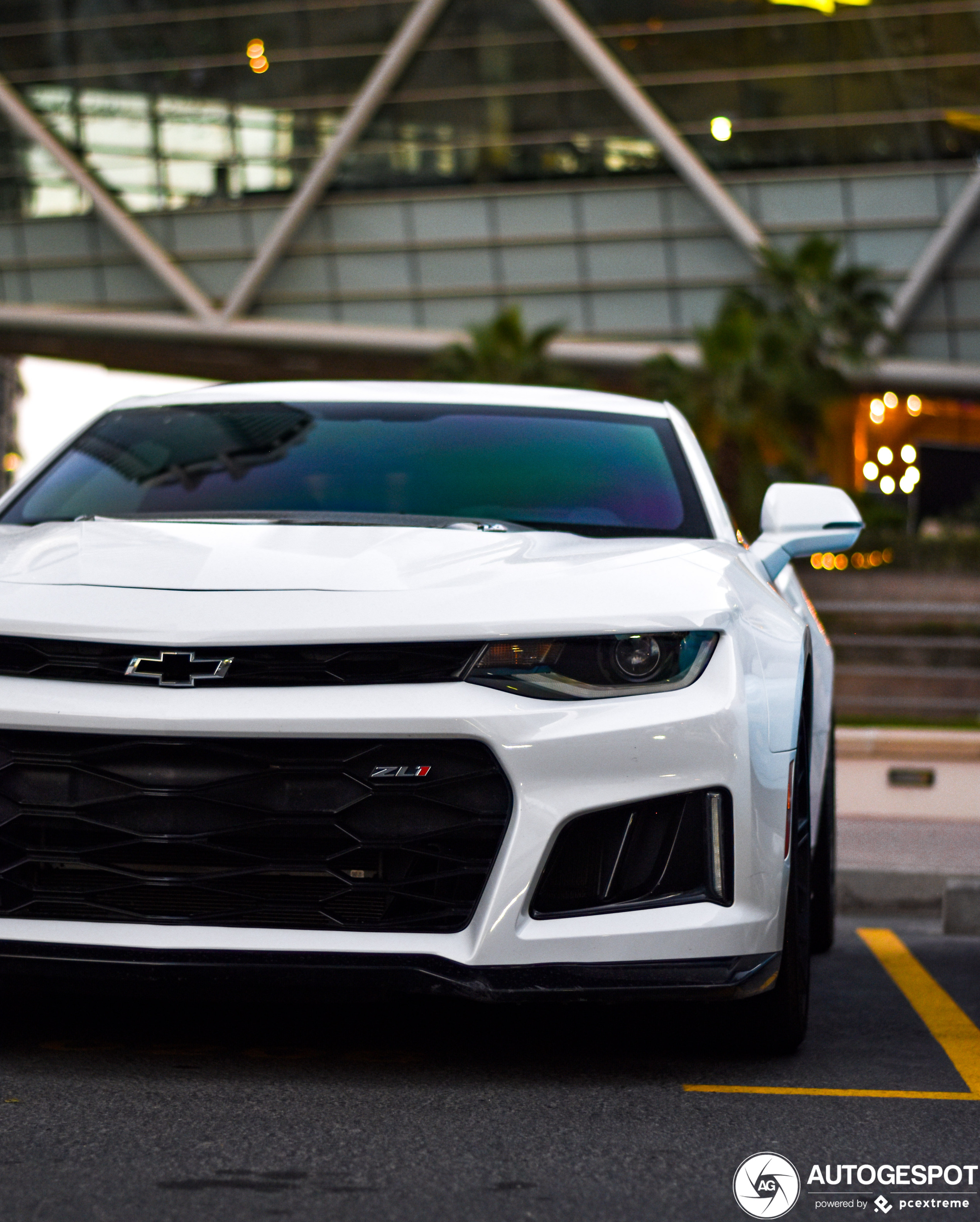 White Camaro Zl1 Wallpaper
