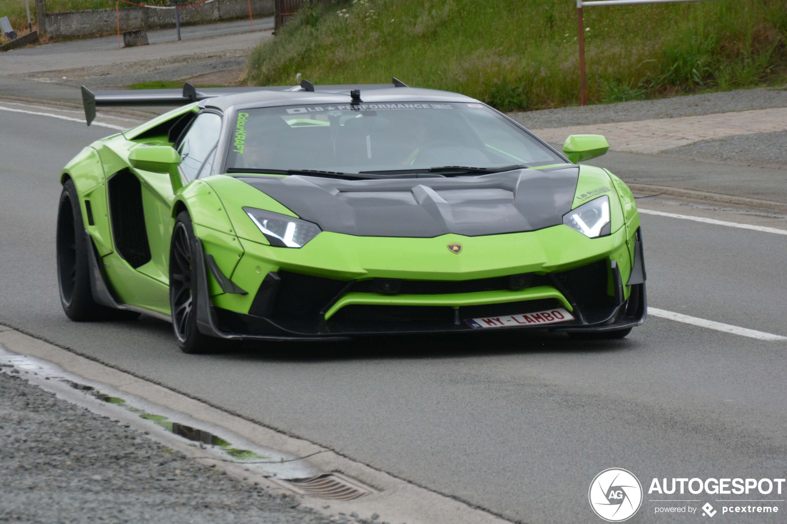 Lamborghini Aventador LP700-4 Roadster Liberty Walk LB Performance Wide ...