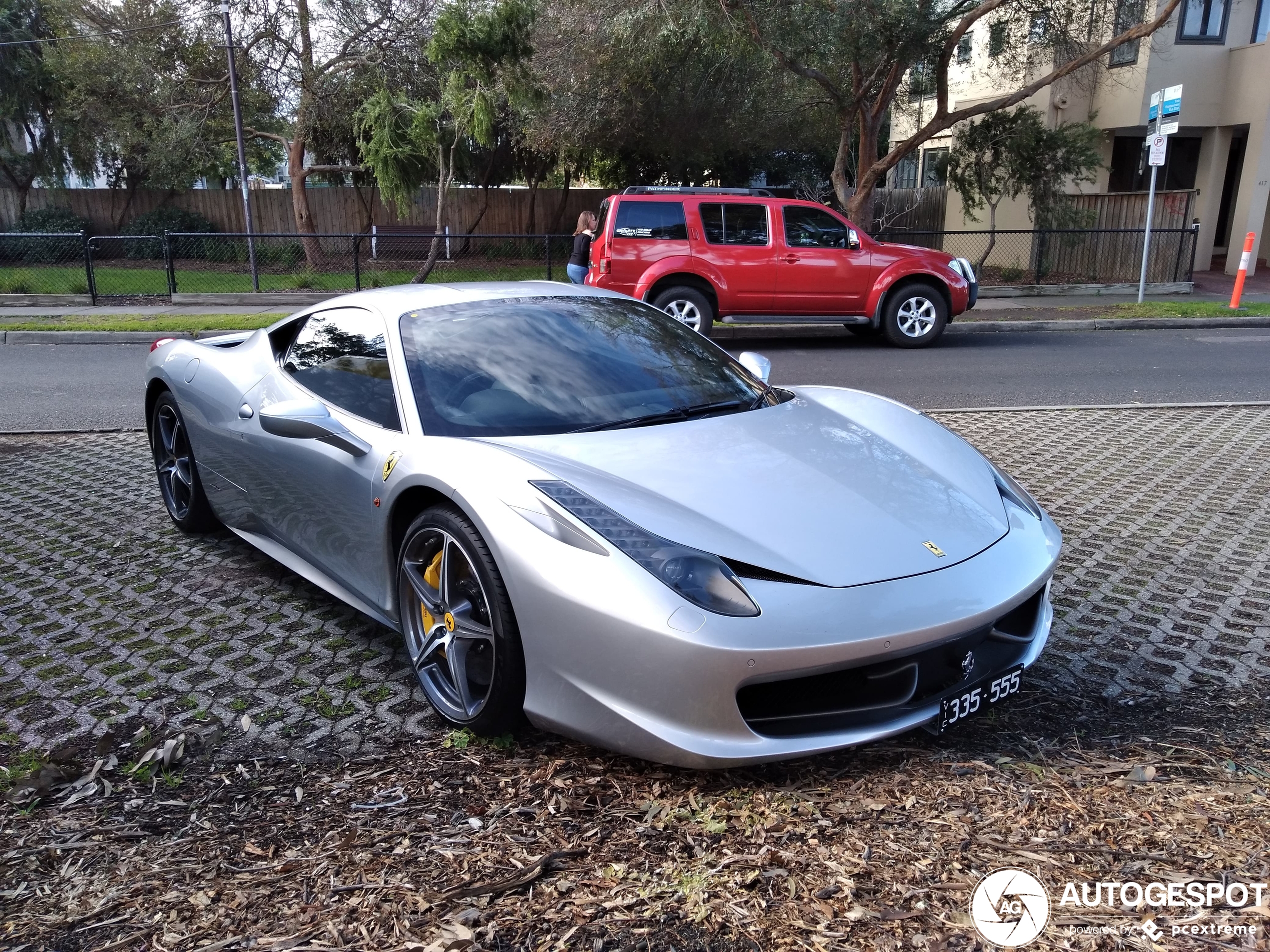 Ferrari 458 Italia Silver