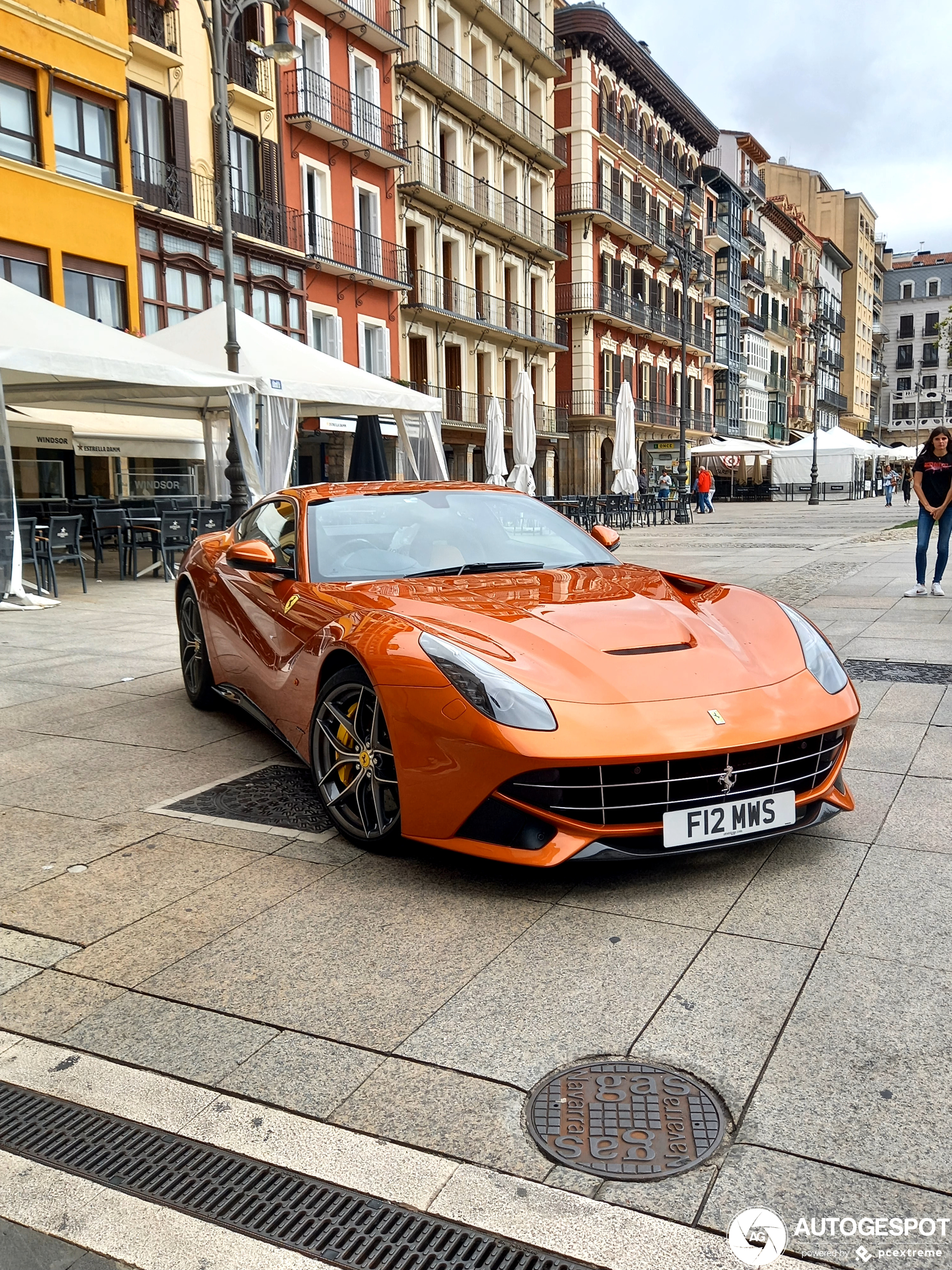 A bold beauty: This unique Ferrari FF in striking bronze turns heads