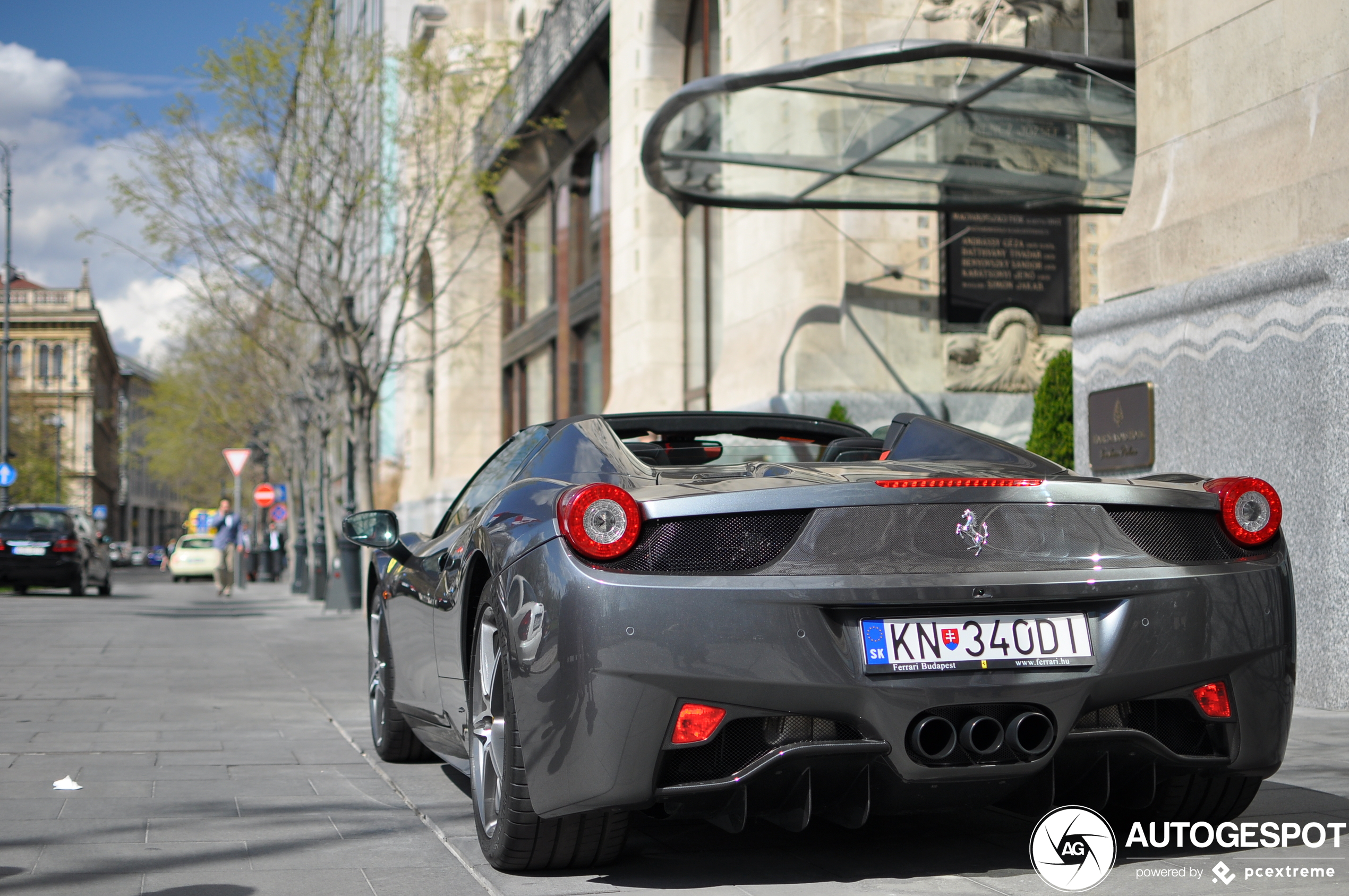 2022 Ferrari 458 Spider Gray