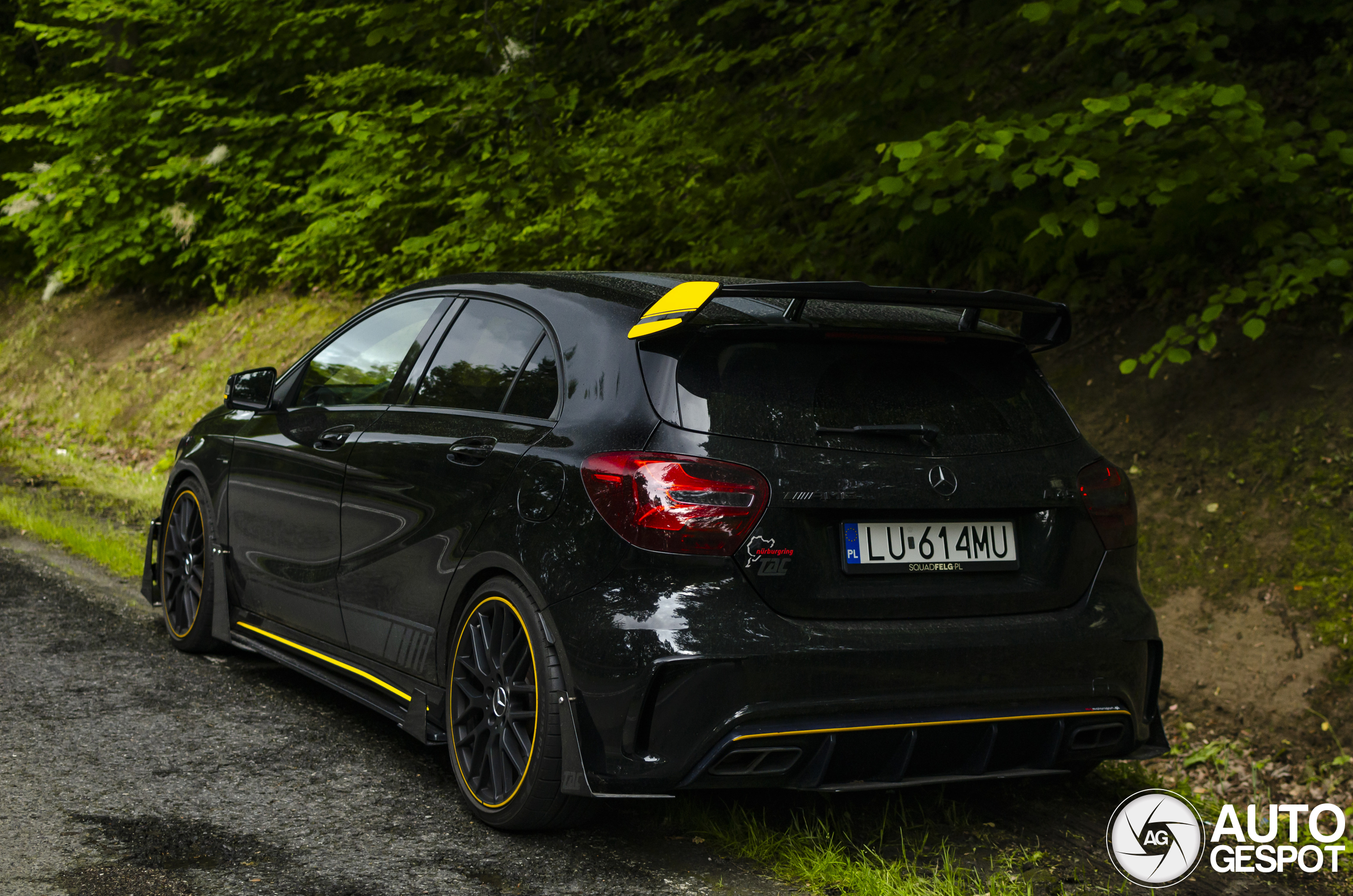 Mercedes-AMG A 45 W176 Yellow Night Edition TAC - 11 August 2024 ...
