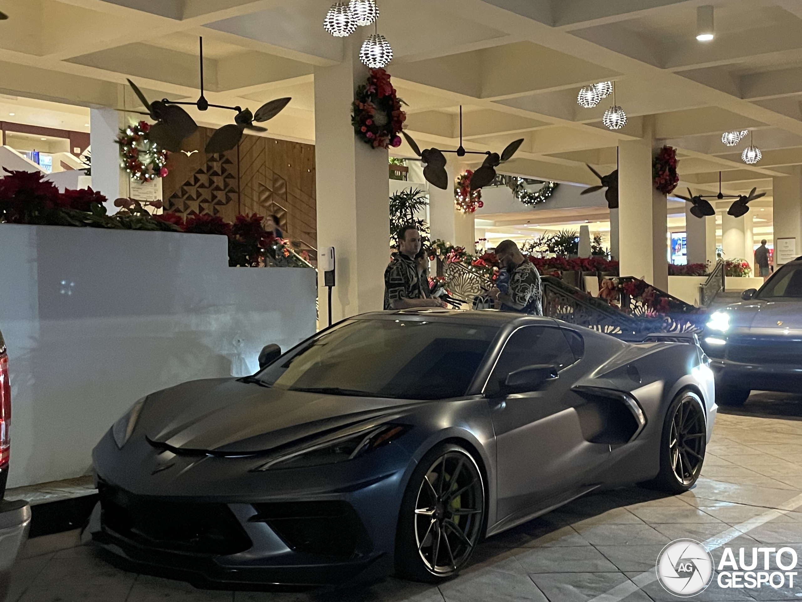 matte black corvette